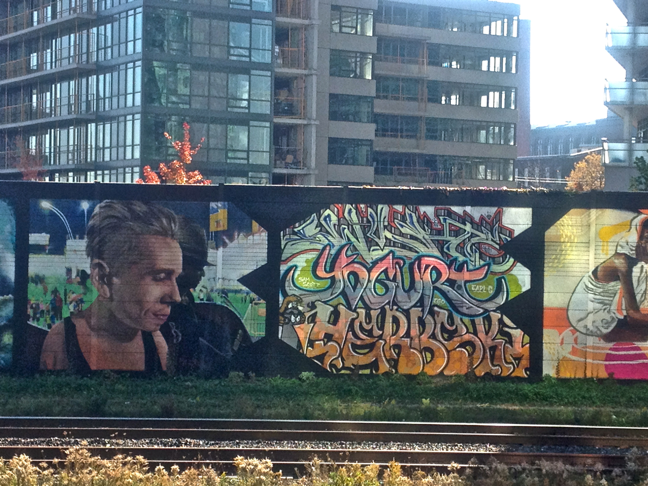 Metrolinx Rail Corridor – Graffiti Lux Art & More