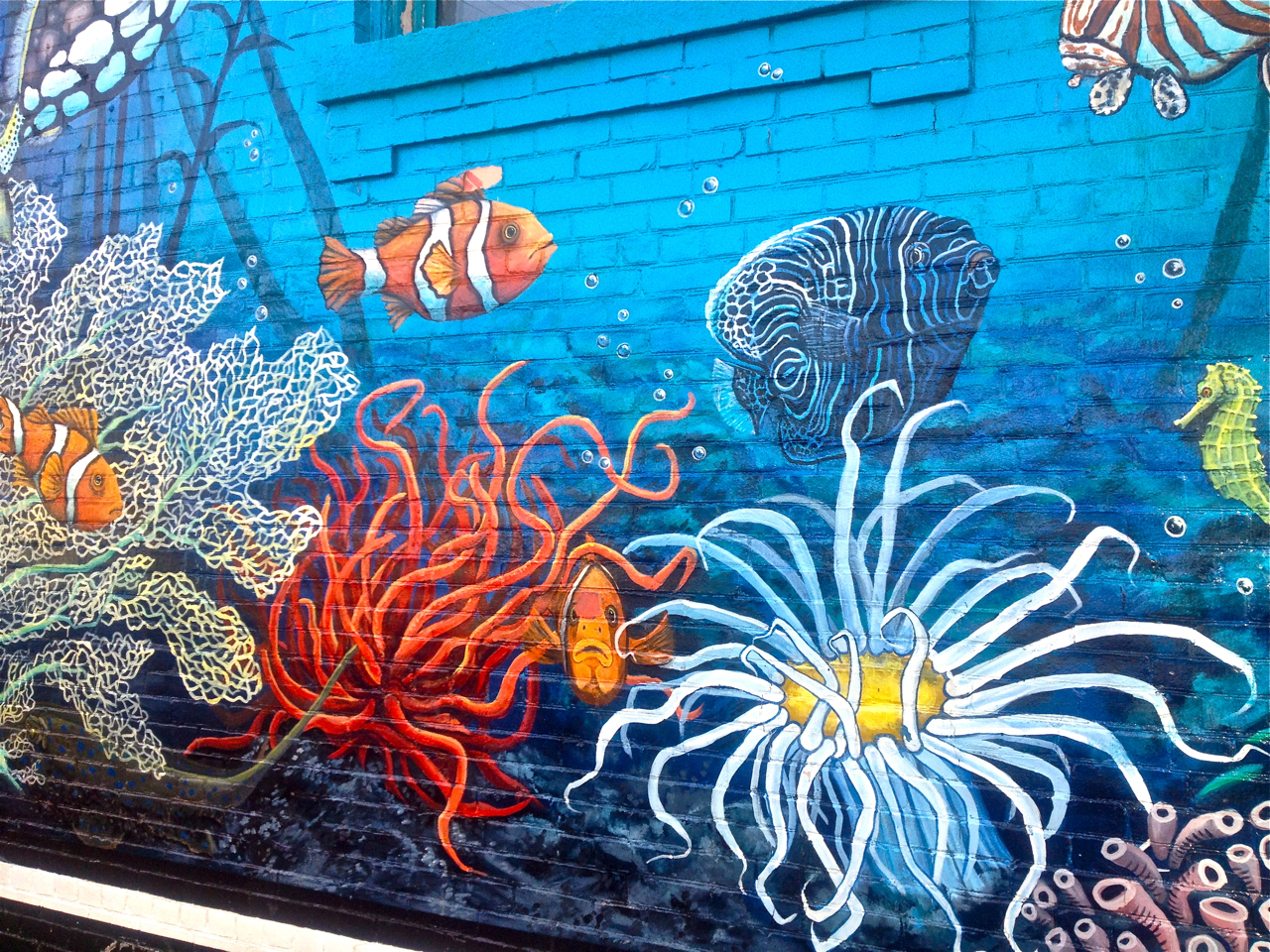 Mermaids’ Mural – Graffiti Lux Art & More