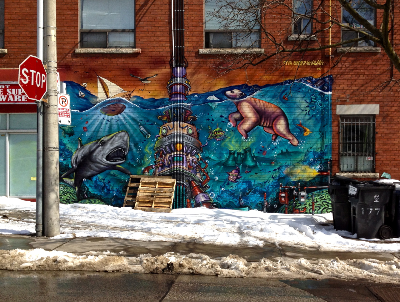 Pollution Bites – Graffiti Lux Art & More