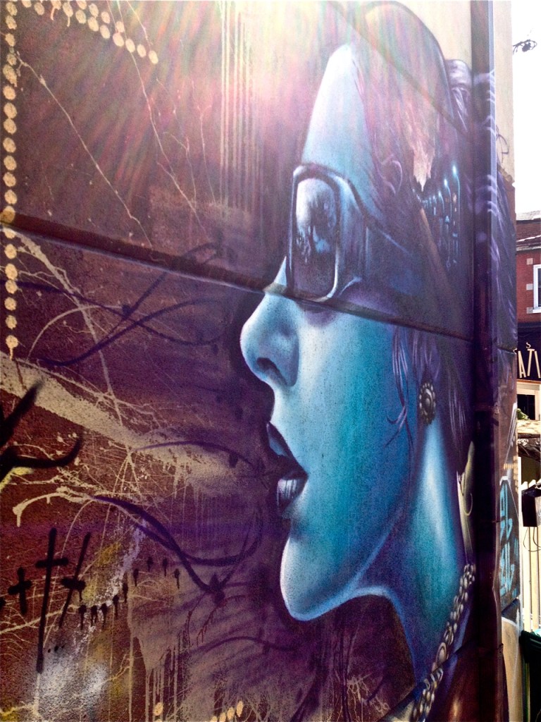 Florets – Blue Lady Lane – Graffiti Lux Art & More