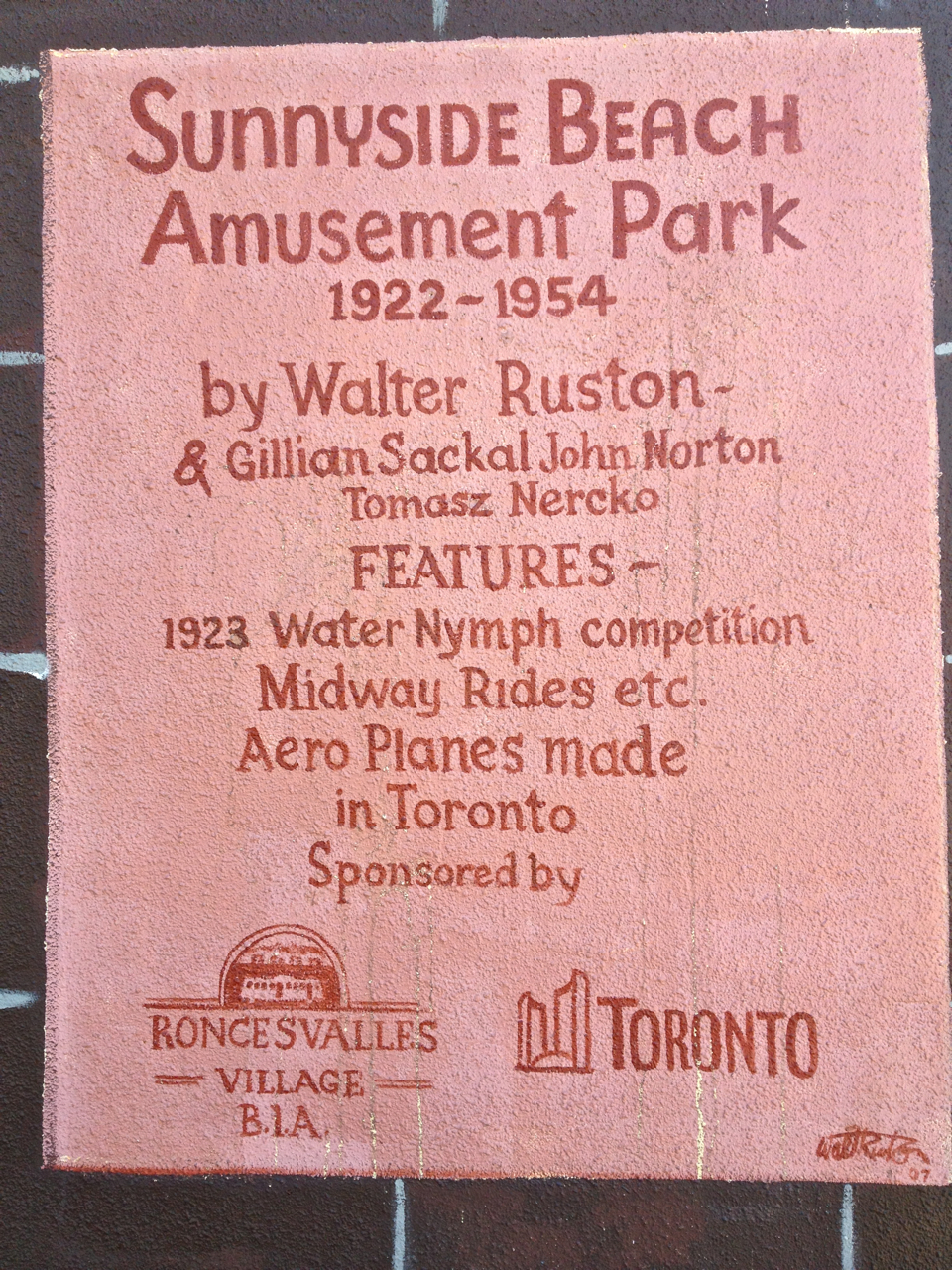 Sunnyside Beach Amusement Park – 1922 – 1954 – Graffiti Lux Art & More