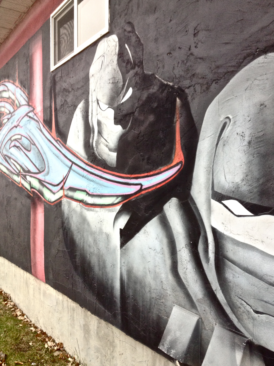 Ninja Dragon Mural – Graffiti Lux Art & More