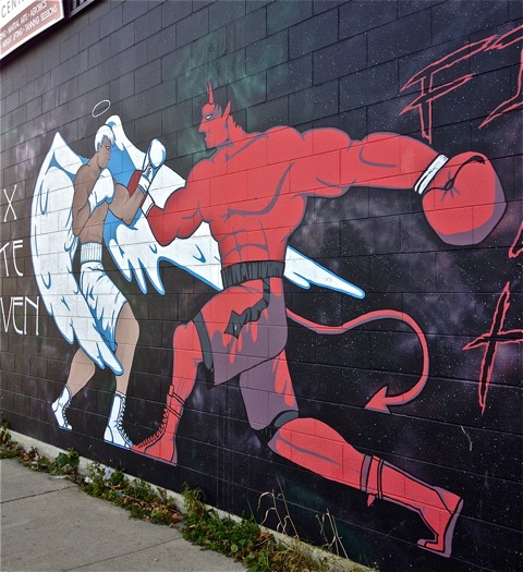 Box Like Heaven – Fight Like Hell – Graffiti Lux Art & More
