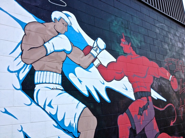 Box Like Heaven – Fight Like Hell – Graffiti Lux Art & More