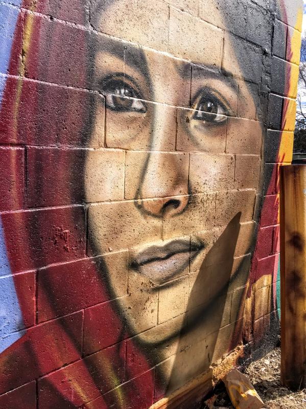 Malala Yousafzai – Facing an Alley – Graffiti Lux Art & More