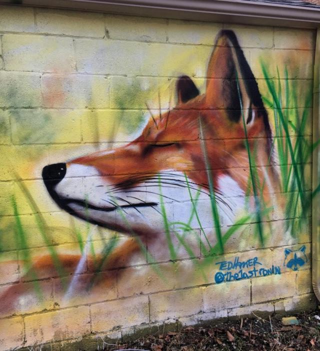 The Fox and Lion – Graffiti Lux Art & More