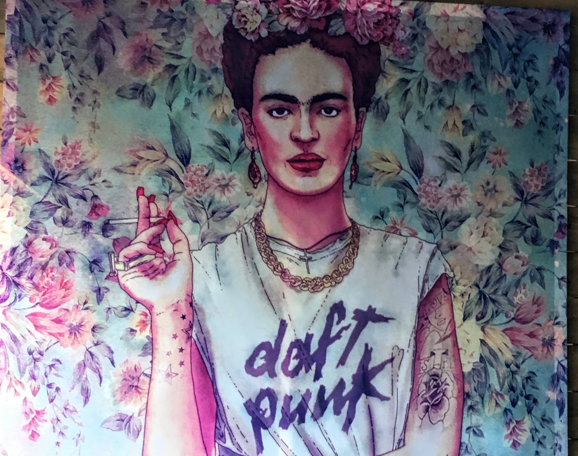 Frida Kahlo Mash Up? – Graffiti Lux Art & More